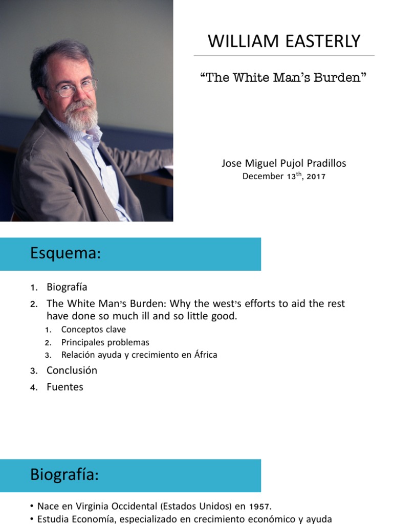 William Easterly - The White Man's Burden | PDF | Ciencias económicas | Economias