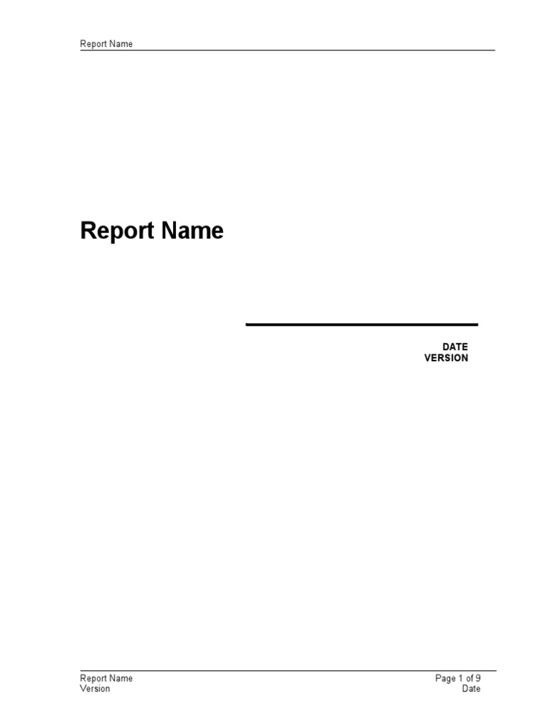 Design and Implementation Guidelines for the XYZ Report | PDF | Page Layout | Parameter ...