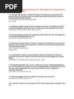 HCL TechBee Aptitude Test Questions | PDF | Table (Database) | Stocks