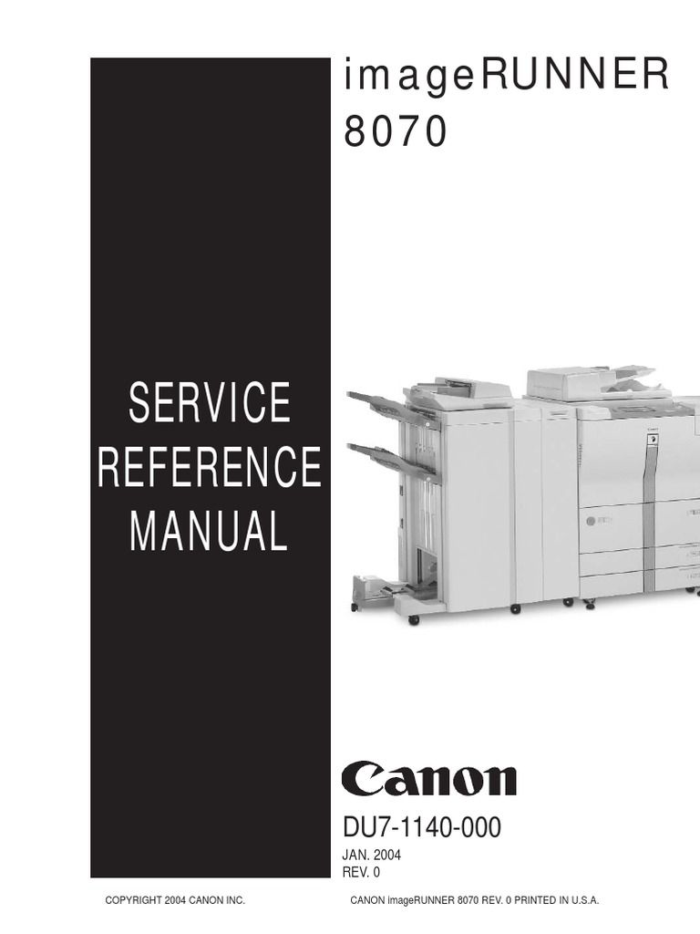 Ir8070 SM DU7-1140-000 PDF | PDF | Office Equipment | Computing