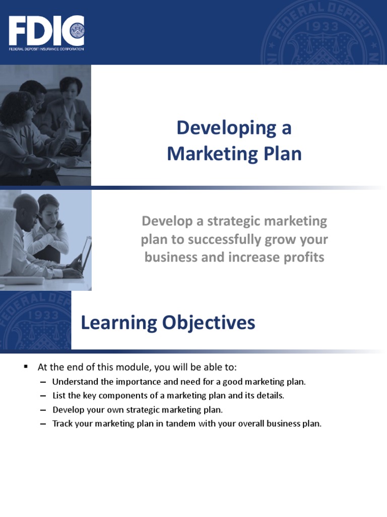 Developing A Marketing Plan: Develop A Strategic Marketing Plan To ...