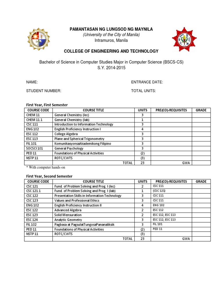 CS Curriculum | PDF | Computer Science | Science