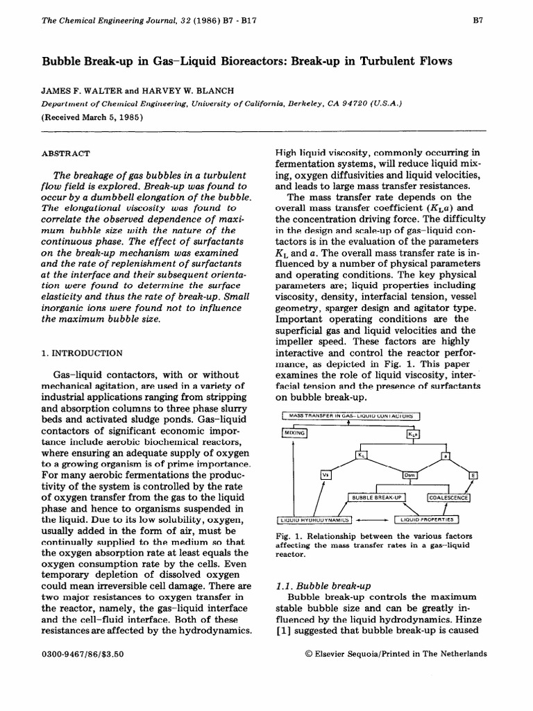 Bubble Break-up in Turbulent Flows | PDF | Viscosity | Fluid Dynamics