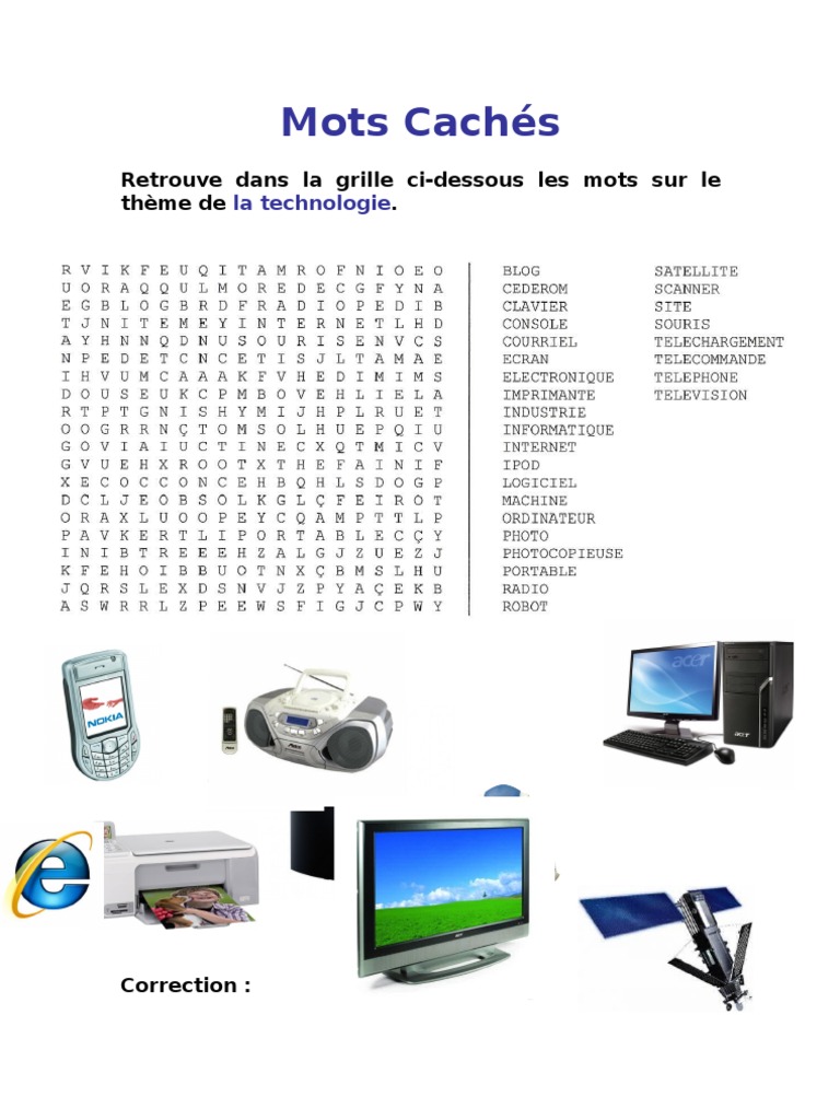 Mots Cachés Technologie | PDF