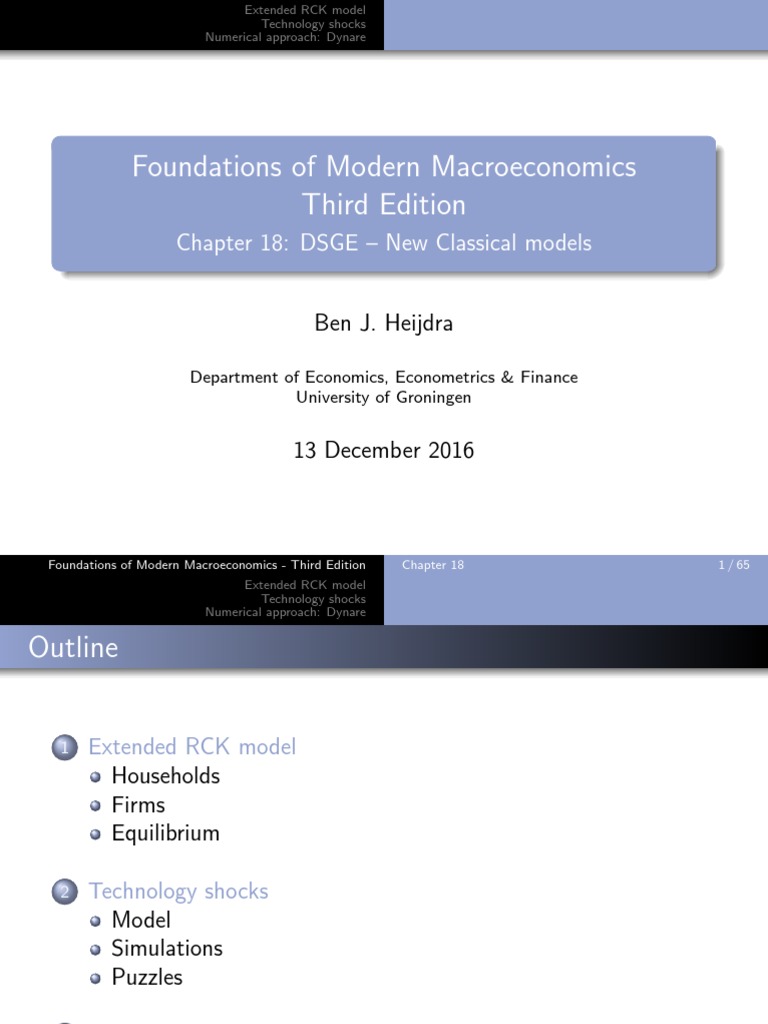 Foundations Of Modern Macroeconomics Third Edition Pdf