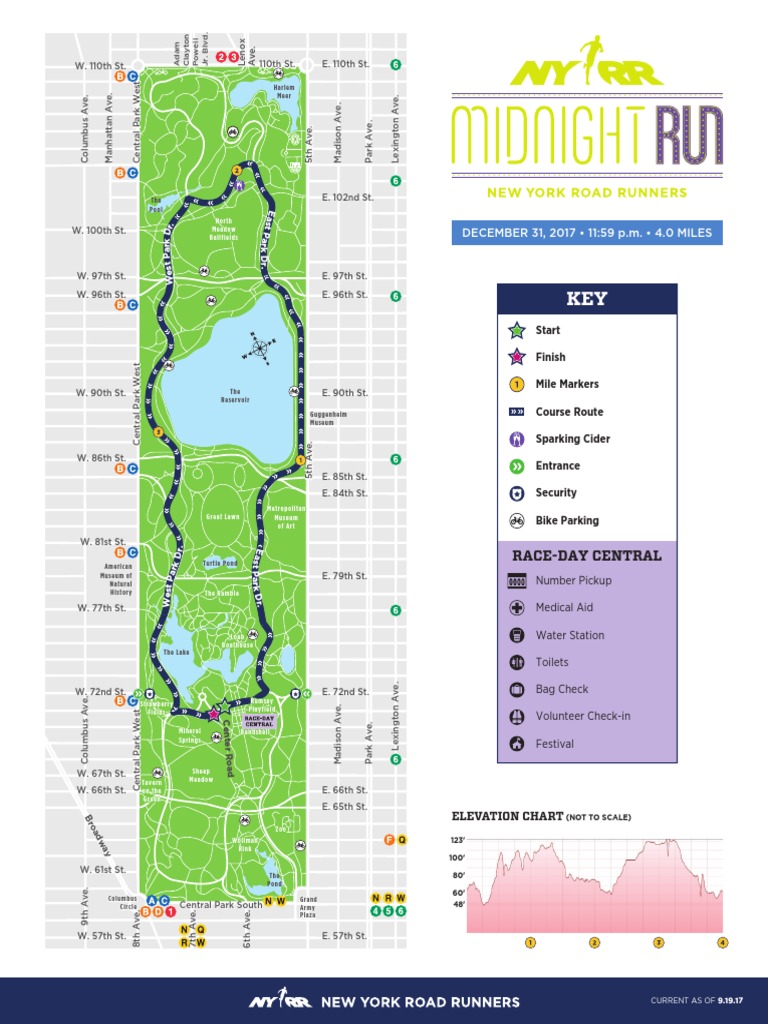 MidnightRun18 Map | PDF | Manhattan | New York City