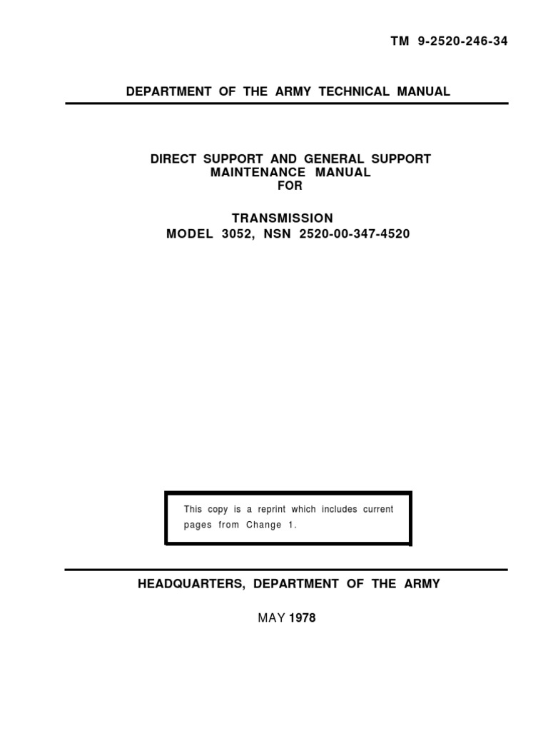 t246-34 2.5 Ton Transmission | PDF | Exhaust Gas | Transmission (Mechanics)