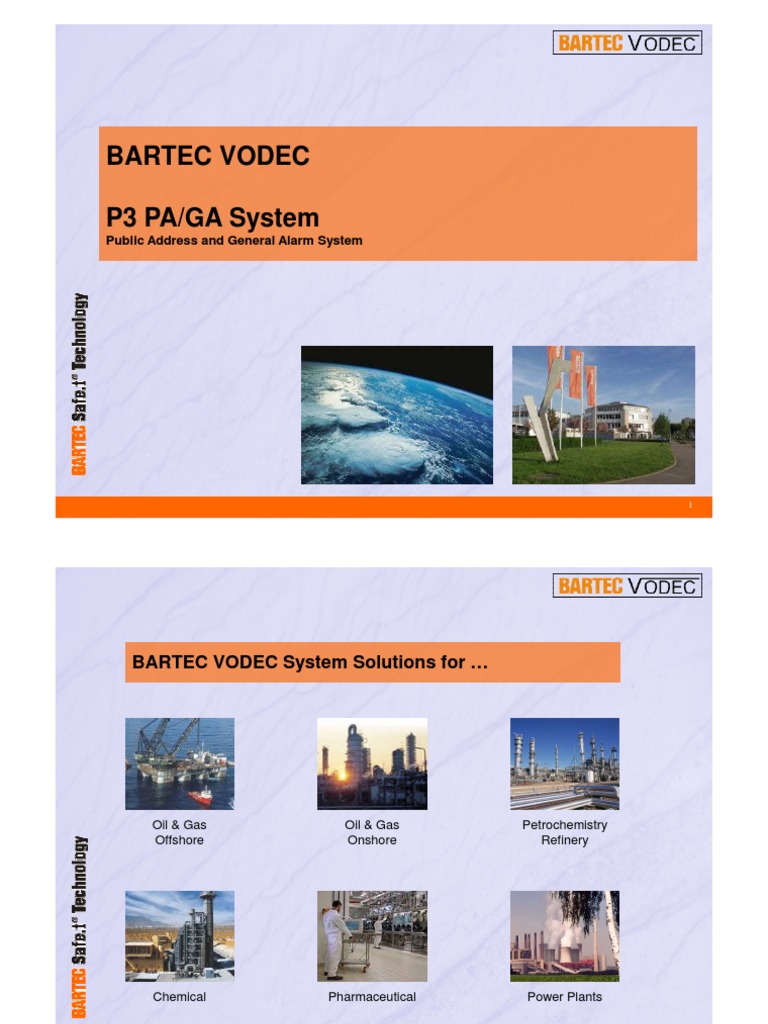 BARTEC VODEC Public Address and General Alar PDF | PDF | Loudspeaker ...