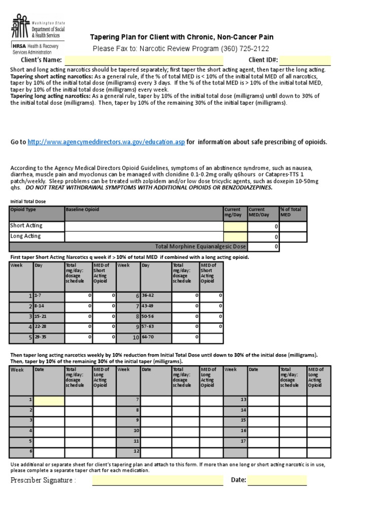 Taper Dosing Calculator | PDF | Opioid | Organic Compounds