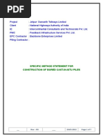Method Statement For Bored Pile Construction | PDF | Deep Foundation ...