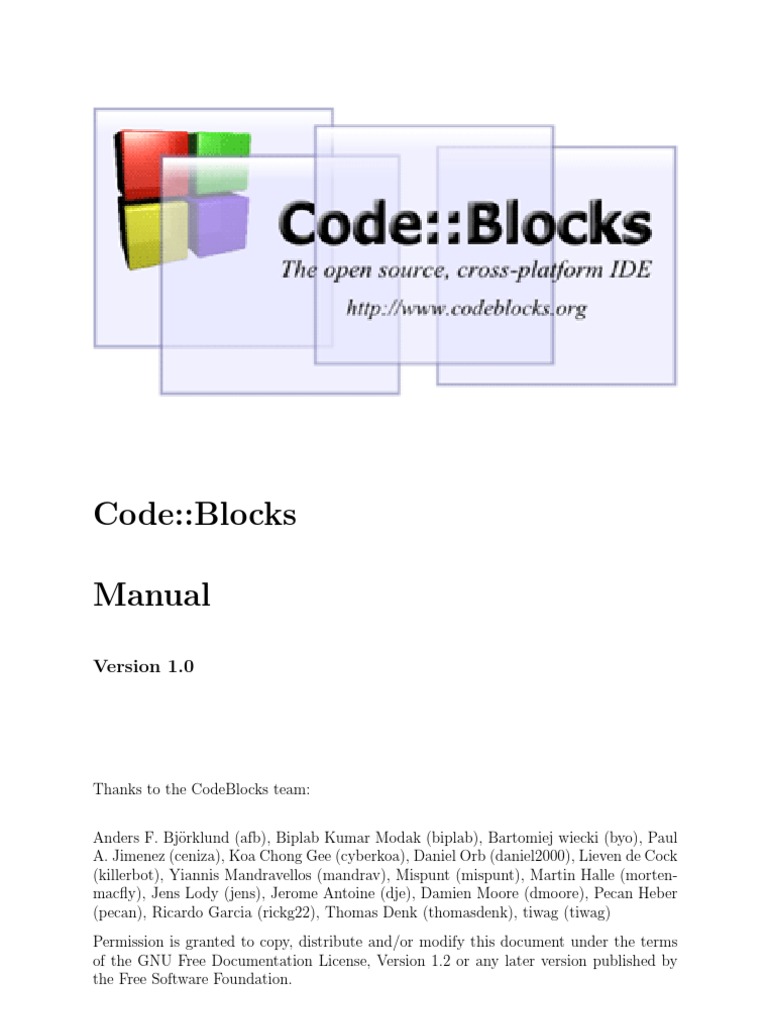 Code Blocks Manual | PDF | Command Line Interface | Library (Computing)