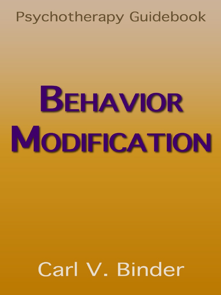Behavior Modification PDF | PDF | Behaviorism | Behaviour Therapy
