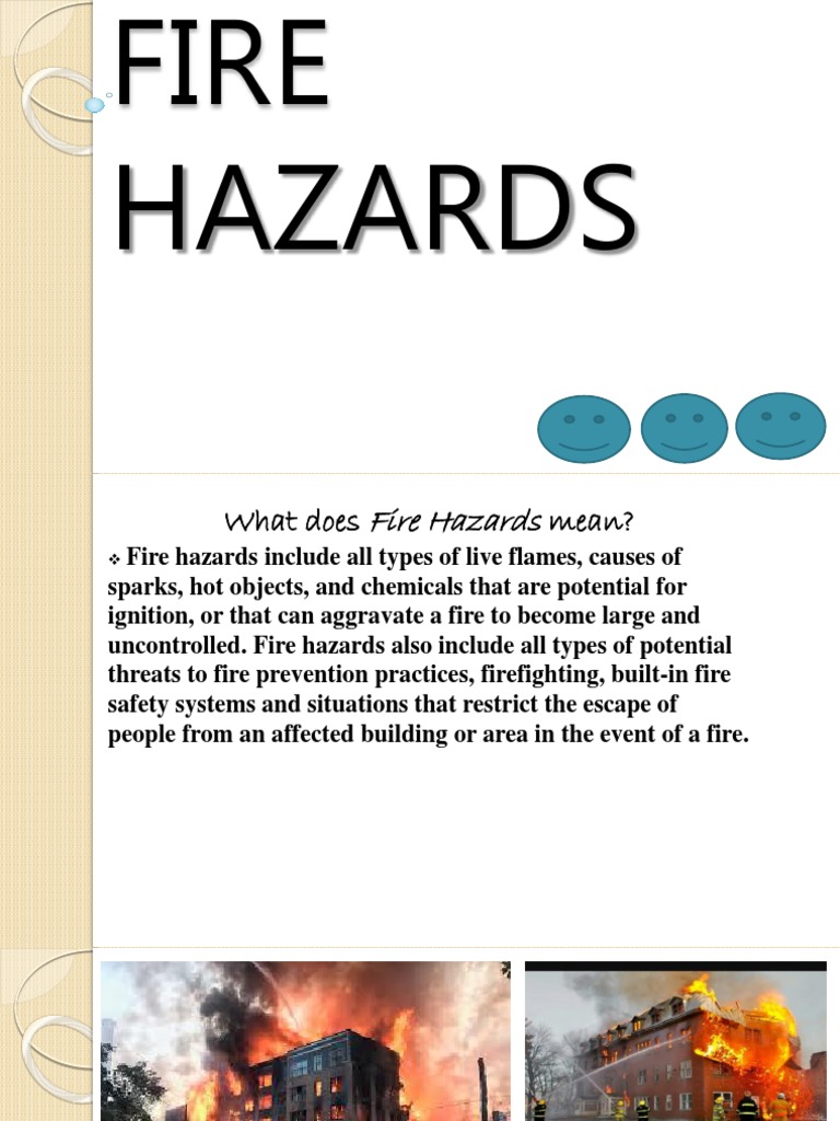 Fire Hazards | PDF | Combustion | Fires