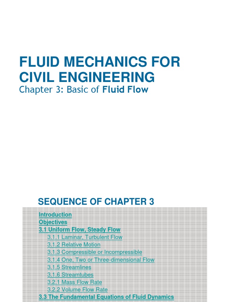 AE 233 (Chapter 3) Fluid Mechanics For Chemical Engineering | PDF ...
