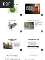 Meura 2001 Hybrid Mash Filter Overview | PDF | Brewing | Fermented Drinks
