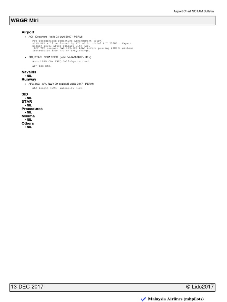 WBGR Lido PDF | PDF | Air Traffic Control | Instrument Flight Rules