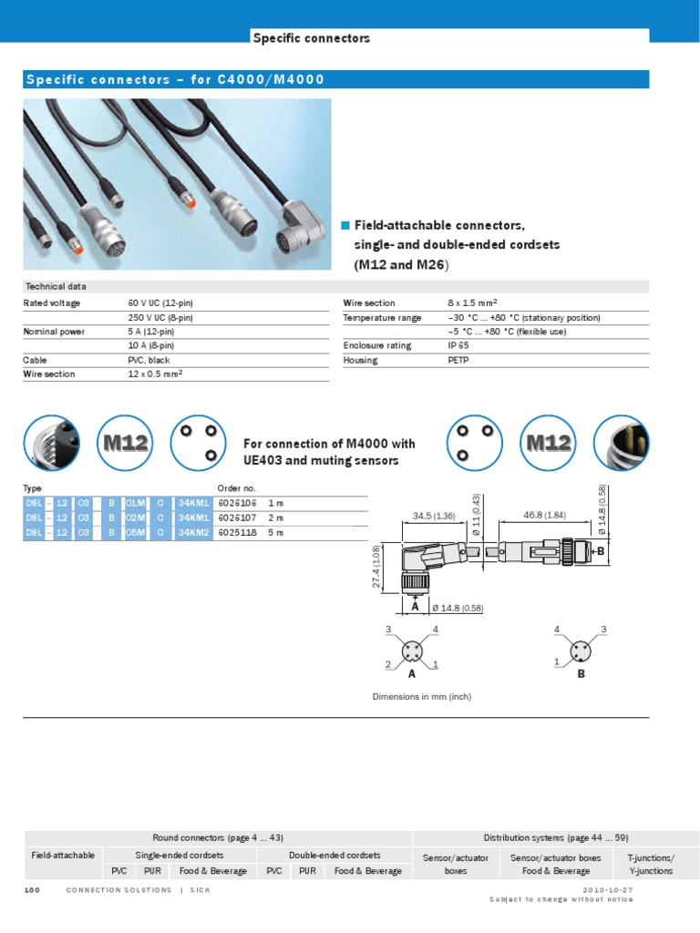 SICK Katalog 21 | PDF | Electrical Connector | Computer Engineering