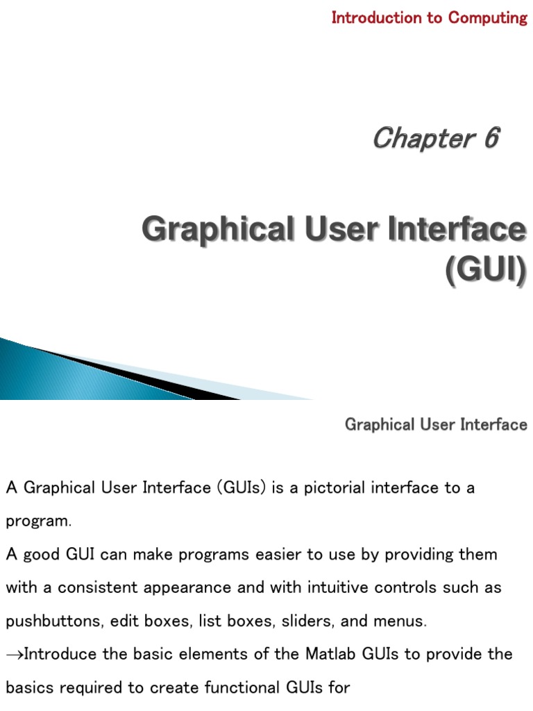 Chapter 6 P1 | Download Free PDF | Graphical User Interfaces ...