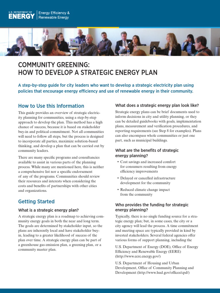 Pleasanton Strategic Energy Planning Guide | PDF | Efficient Energy Use ...