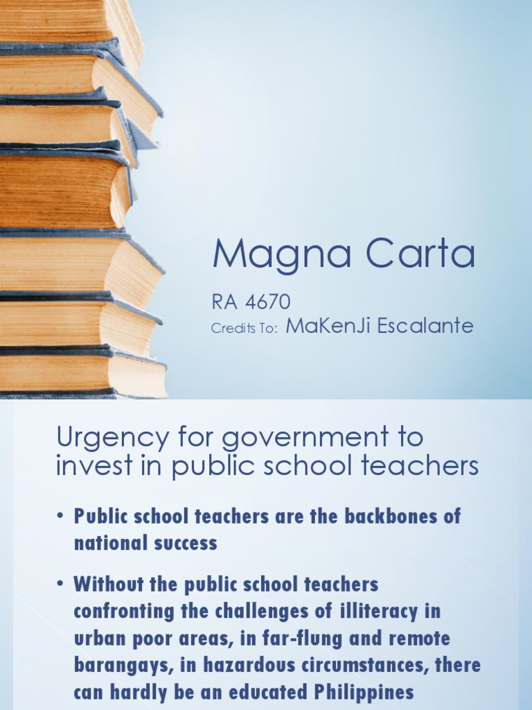 Magna Carta: Ra 4670 Makenji Escalante | PDF | Social Science