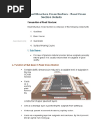 A Mini Project On Bituminous Road Layers | PDF | Asphalt | Road Surface