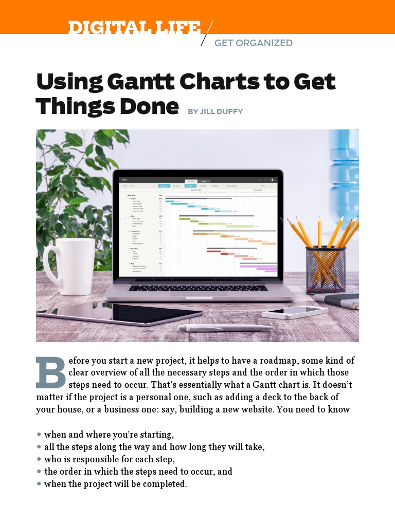 Using Gantt Charts To Get Things Done | PDF | Project Management ...