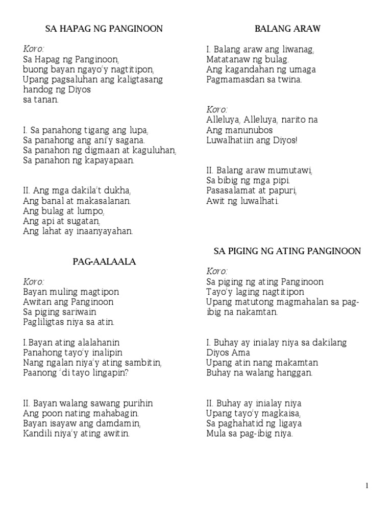 Song-Book Updated Version | PDF