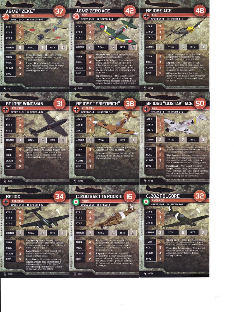 AAAF Angels 20 Stat Cards Compressed | PDF