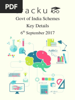 List of Major Social Welfare Schemes in India | PDF | Government ...