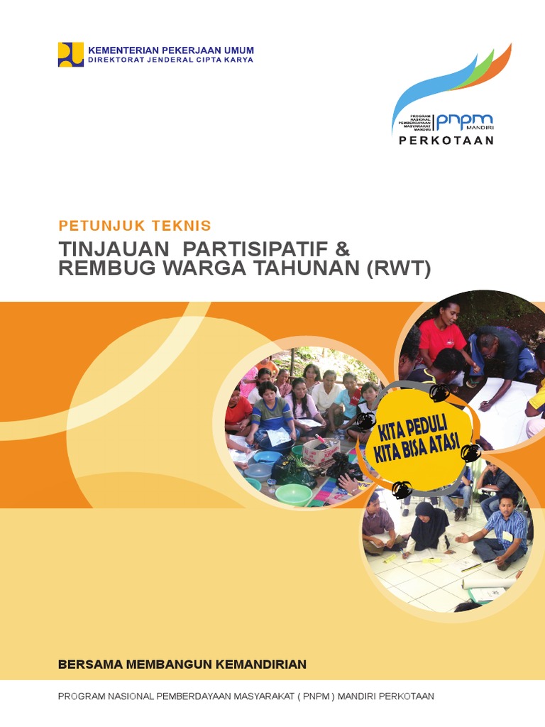 Petunjuk Teknis Tinjauan Partisipatif & RWT PDF | PDF | Bisnis | Pengelolaan Keuangan & Uang