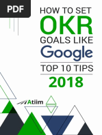 The Beginners Guide To OKR - Merged PDF | PDF | Goal | Goal Setting
