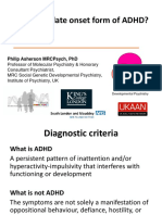 ADHD Diagnostic Interview Guide | PDF | Human Development | Psychology