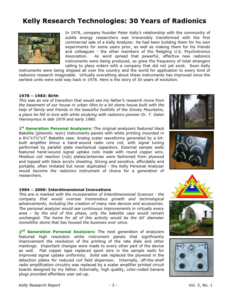 30 Years of Kelly Radionics Evolution | PDF | Antenna (Radio) | Inductor