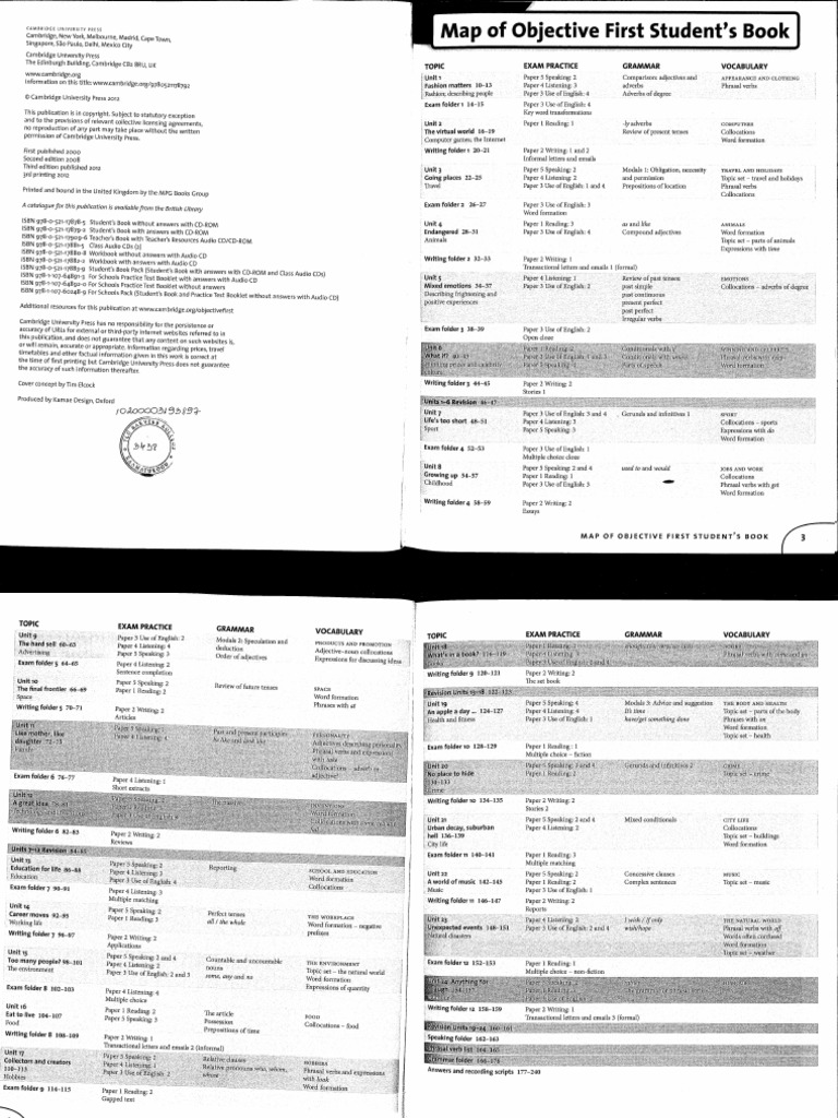 Objective First Students' Book PDF | PDF