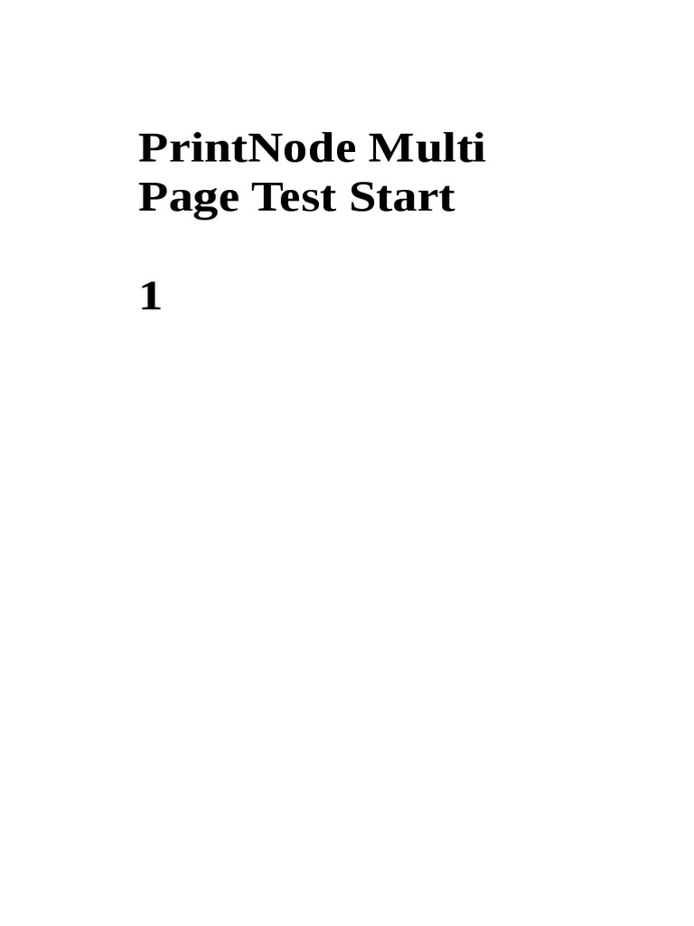 PrintNode Multipage Test Guide | PDF | Computers