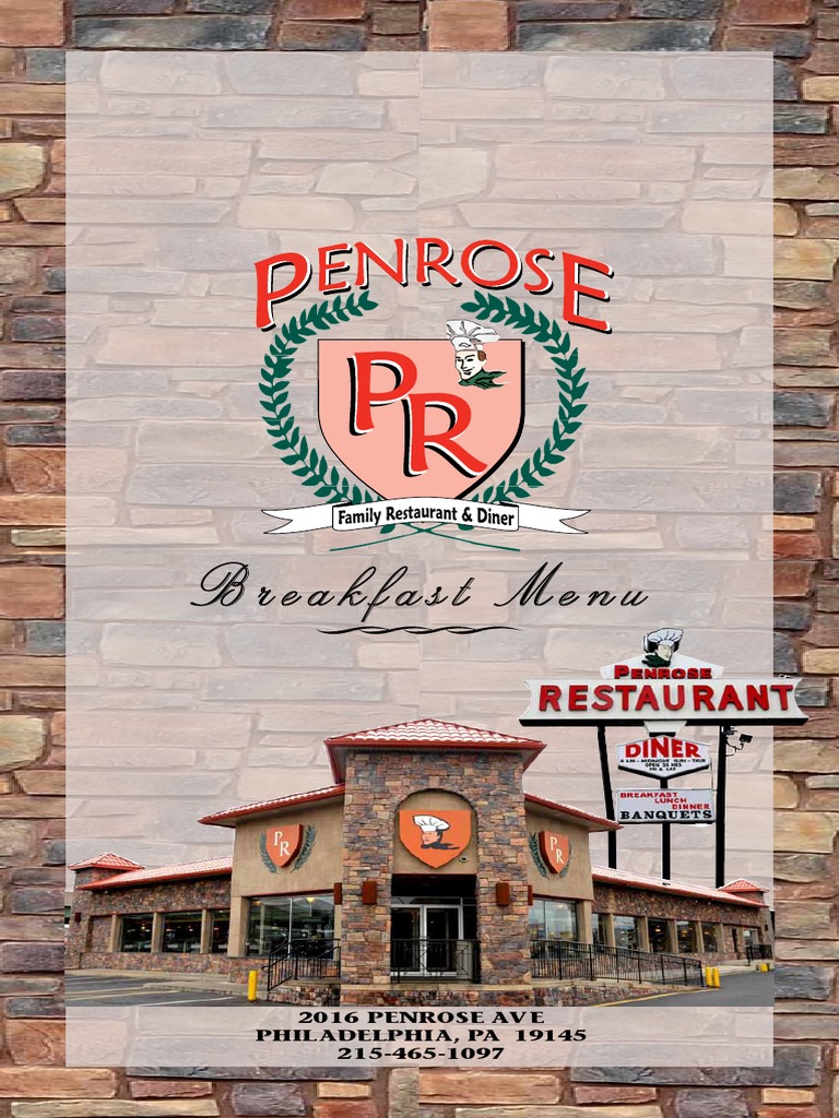 Penrose Diner - Breakfast Menu | PDF | Sausage | Cuisine