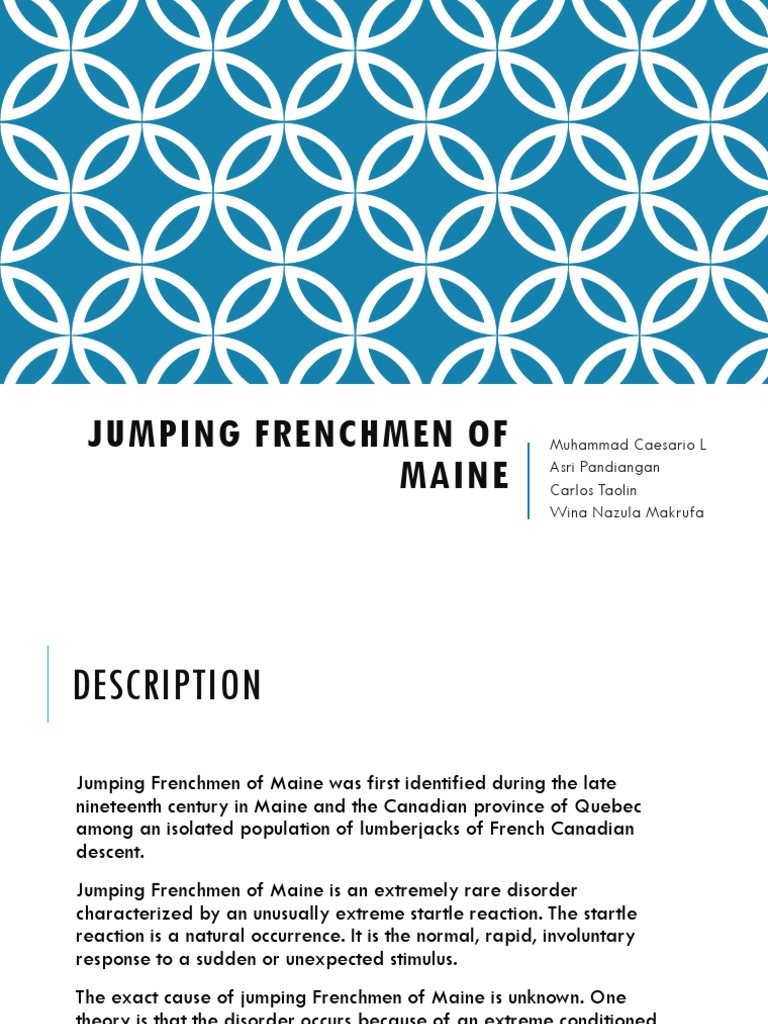 Jumping Frechman | PDF | Mental And Behavioural Disorders | Neurology