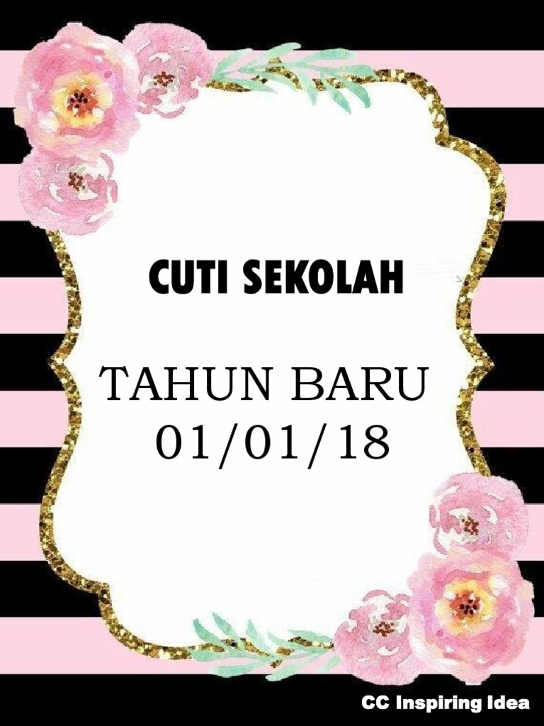 Divider Cuti Sekolah | PDF