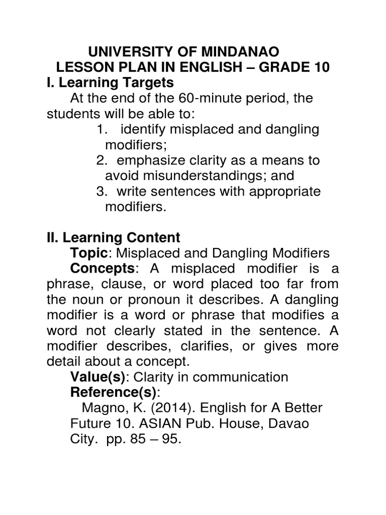 3is Lesson Plan | Phrase | English Language