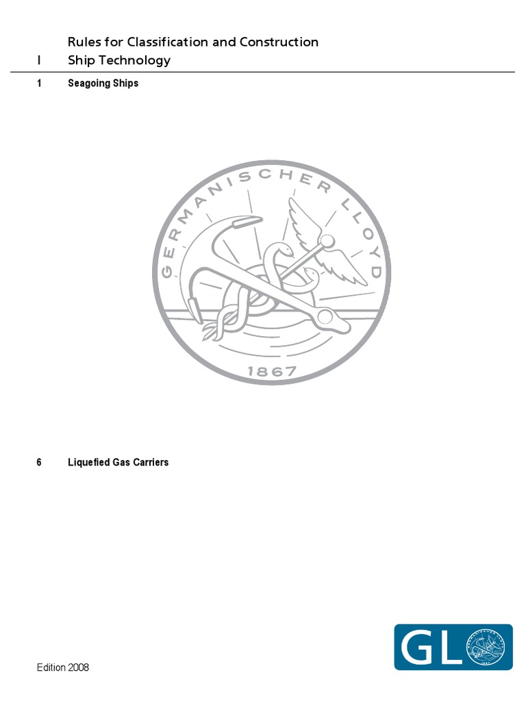 GL - Rules For Classification and Construction | PDF | Gases | Industries