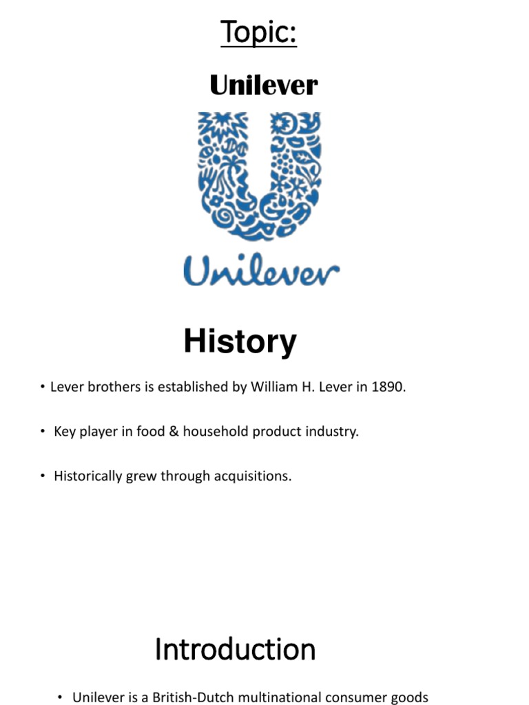 Uni Liver | PDF | Unilever | Business