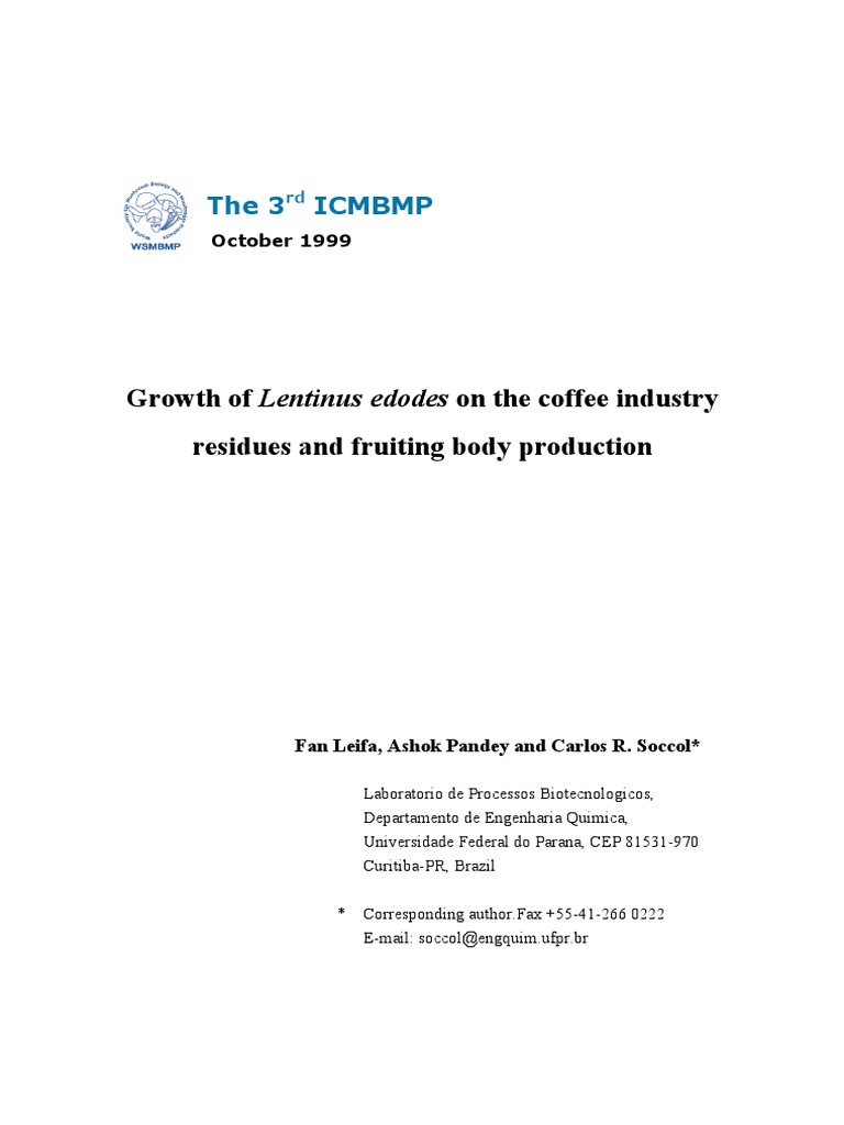 Shiitake On Coffee | PDF | Coffee | Agriculture