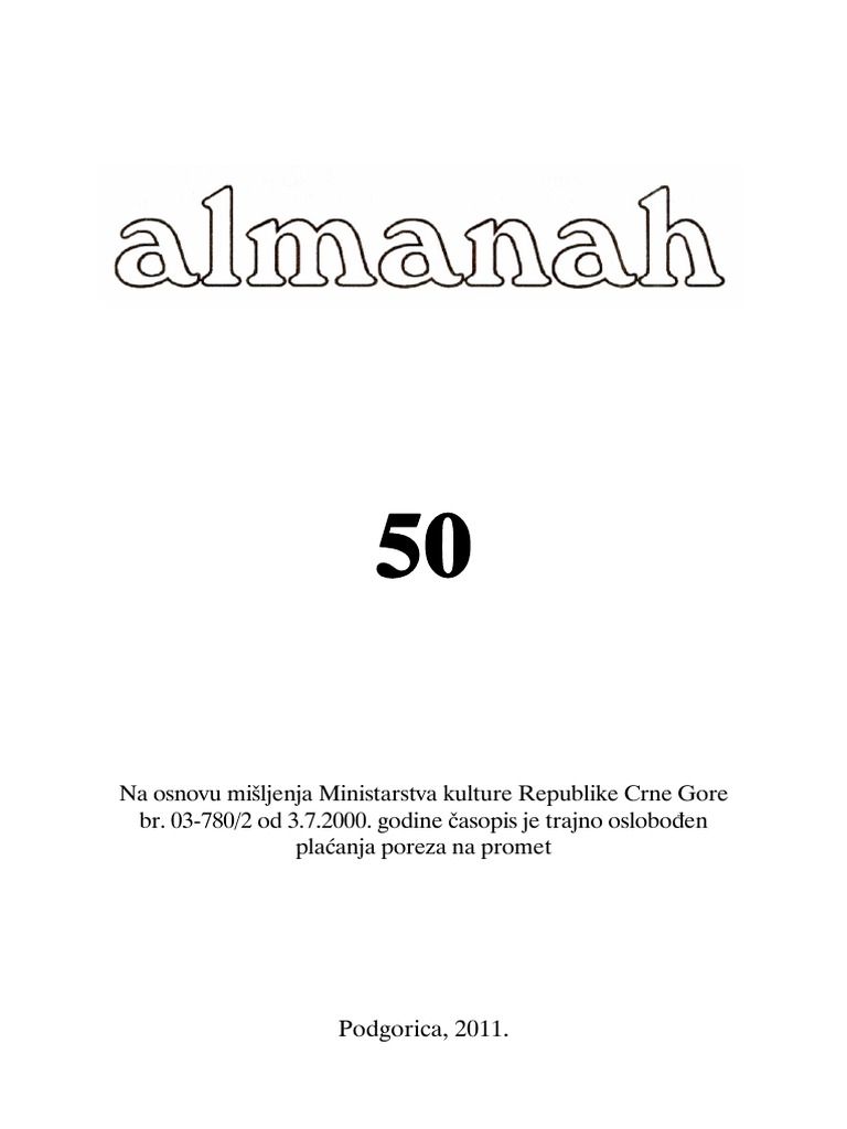 Almanah 50 PDF | PDF