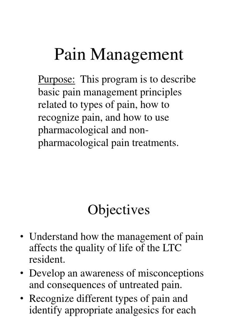Pain Management | PDF | Pain Management | Pain
