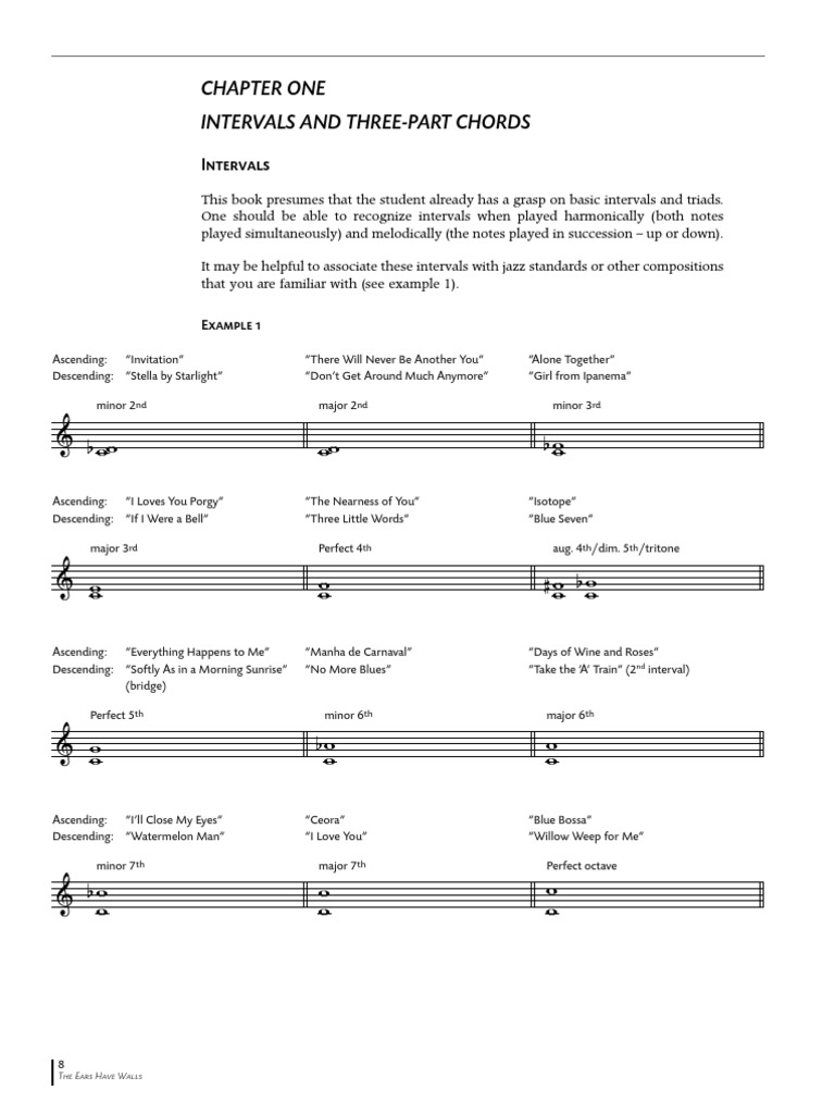 Intervals & Chords | PDF | Interval (Music) | Chord (Music)