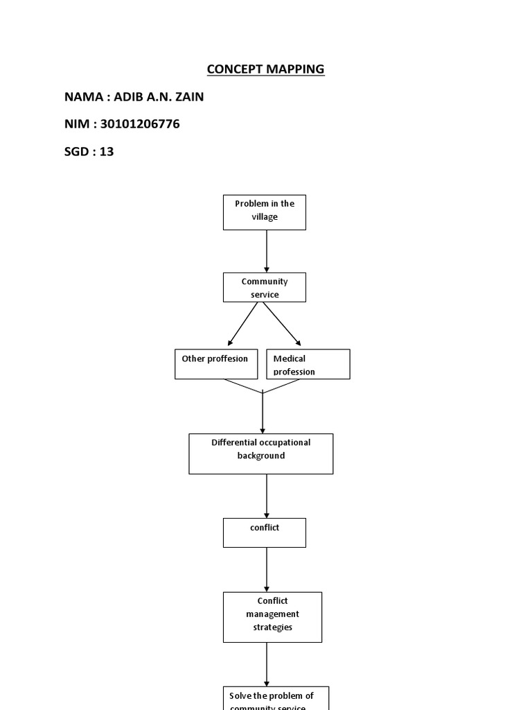 Concept Mapping Nama: Adib A.N. Zain NIM: 30101206776 SGD: 13 | PDF