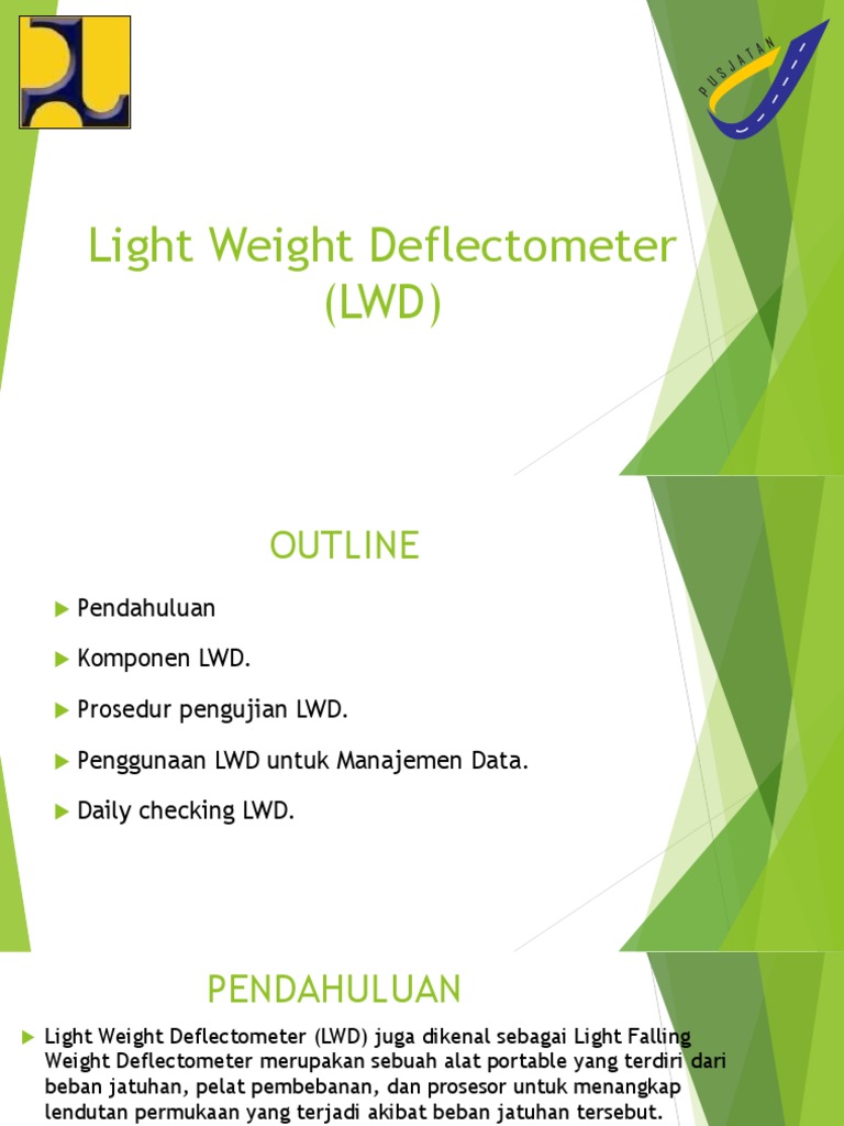Light Weight Deflectometer (LWD) | PDF