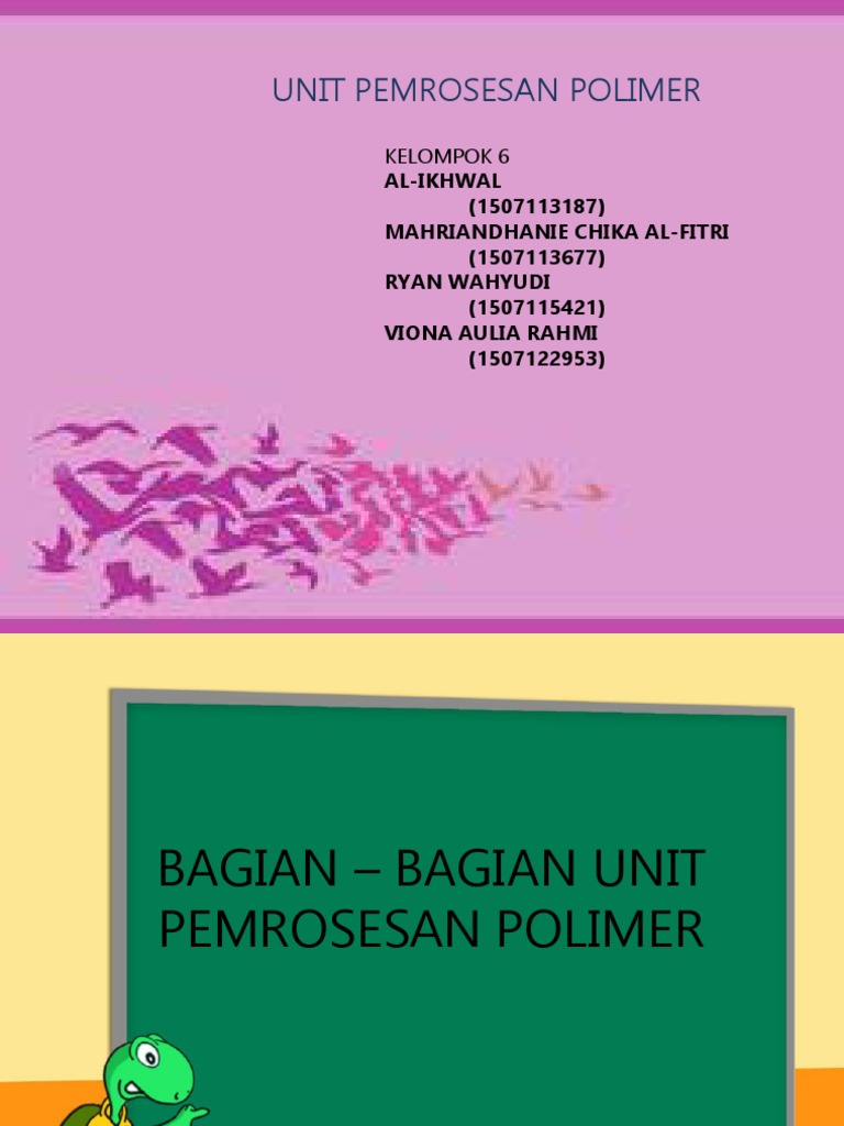 POLIMER Unit Pemrosesan | PDF
