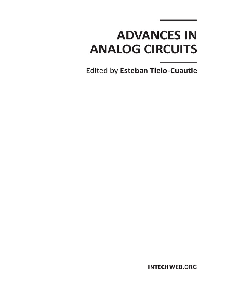 Advances in Analog Circuits PDF | PDF | Field Effect Transistor ...