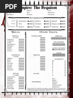 VTM V5 Sheets | PDF